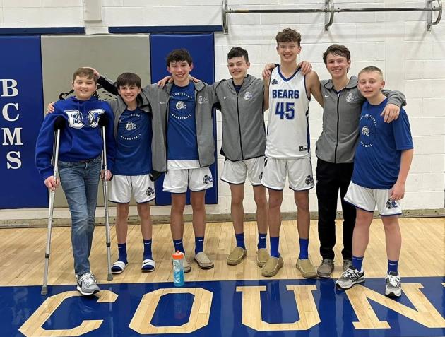 BCMS honors basketball players and cheerleaders | Beech Tree News Network